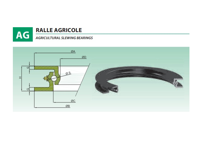 Ralla Agricola AG.0400.55 ISB | Special Bearings Italy